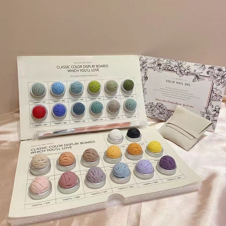 Crushpeach Yantu FLOWER IN PATH Nail Gel 001-026(+brush) – CrushPeach